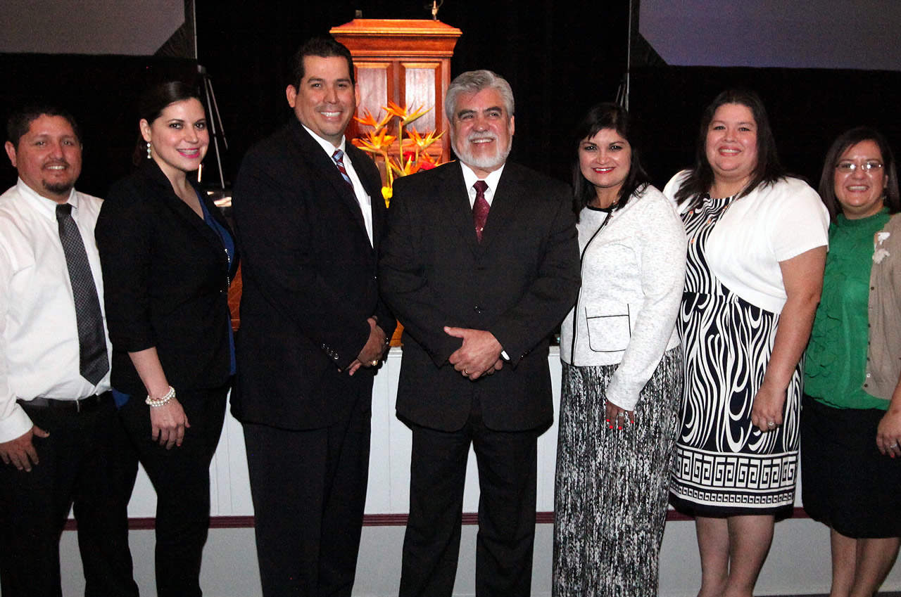 As new EEDC board members – Rolando “Ronnie” Guerra, Sr., Mark Iglesias, Harvey Rodríguez, and ...